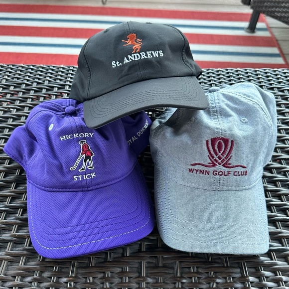 imperial | Accessories | Imperial Golf Mens Three Cap Bundle Size Adj ...